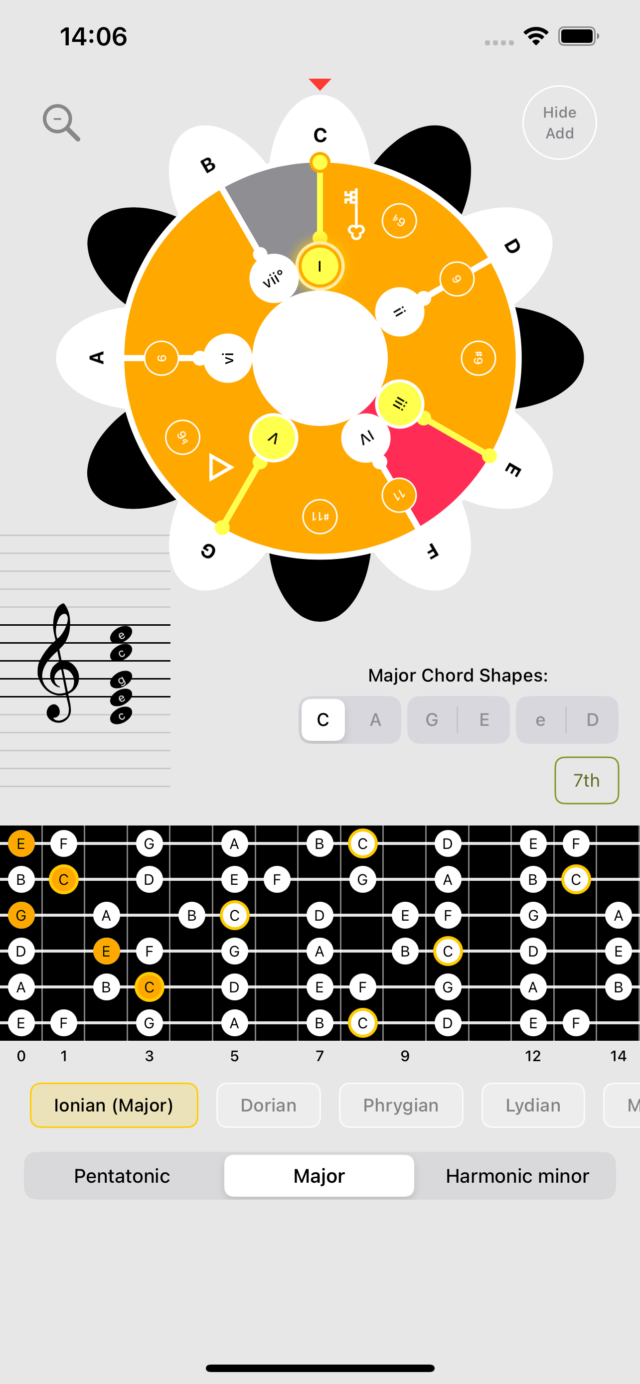 GuitarBloom. The ultimate music theory navigation App for Guitar and ...